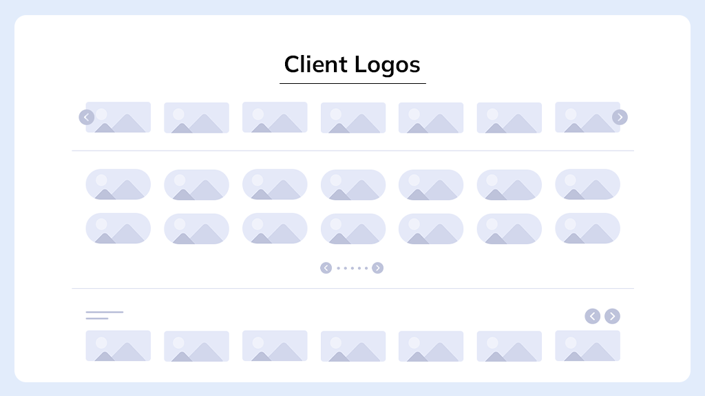 Logo Showcase - Display Client Logo - Shopaccino App Store
