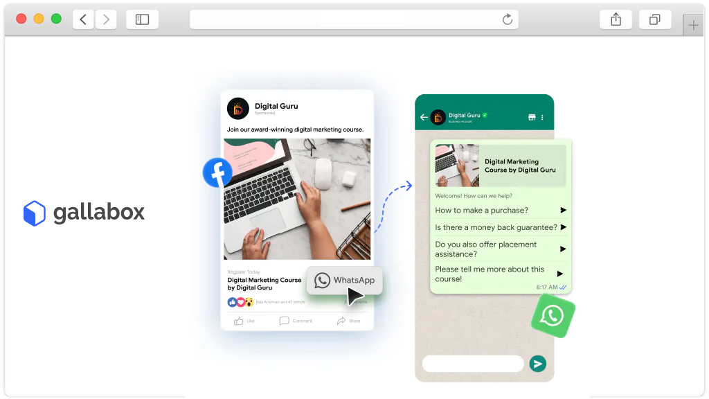 Gallabox Whatsapp Integration - Shopaccino App Store