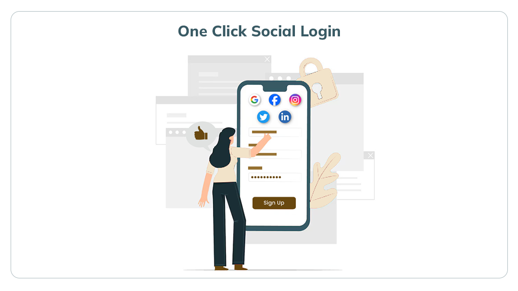 One Click Social Login - Shopaccino App Store