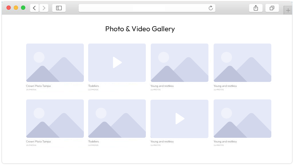 Photo + Video Gallery - Shopaccino App Store